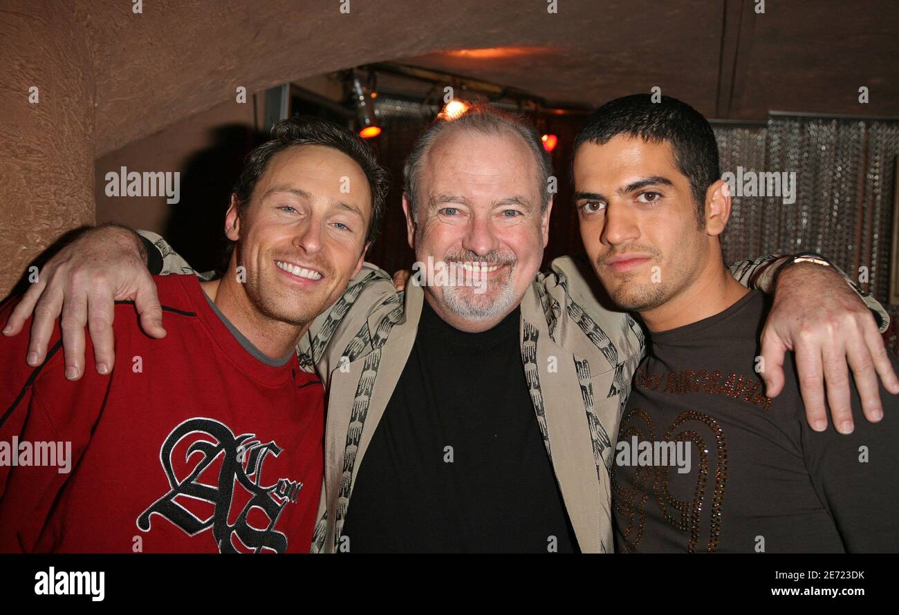 French actors (L to R) Frank Delhay, Michel Voletti, Nicolas Vitiello ...