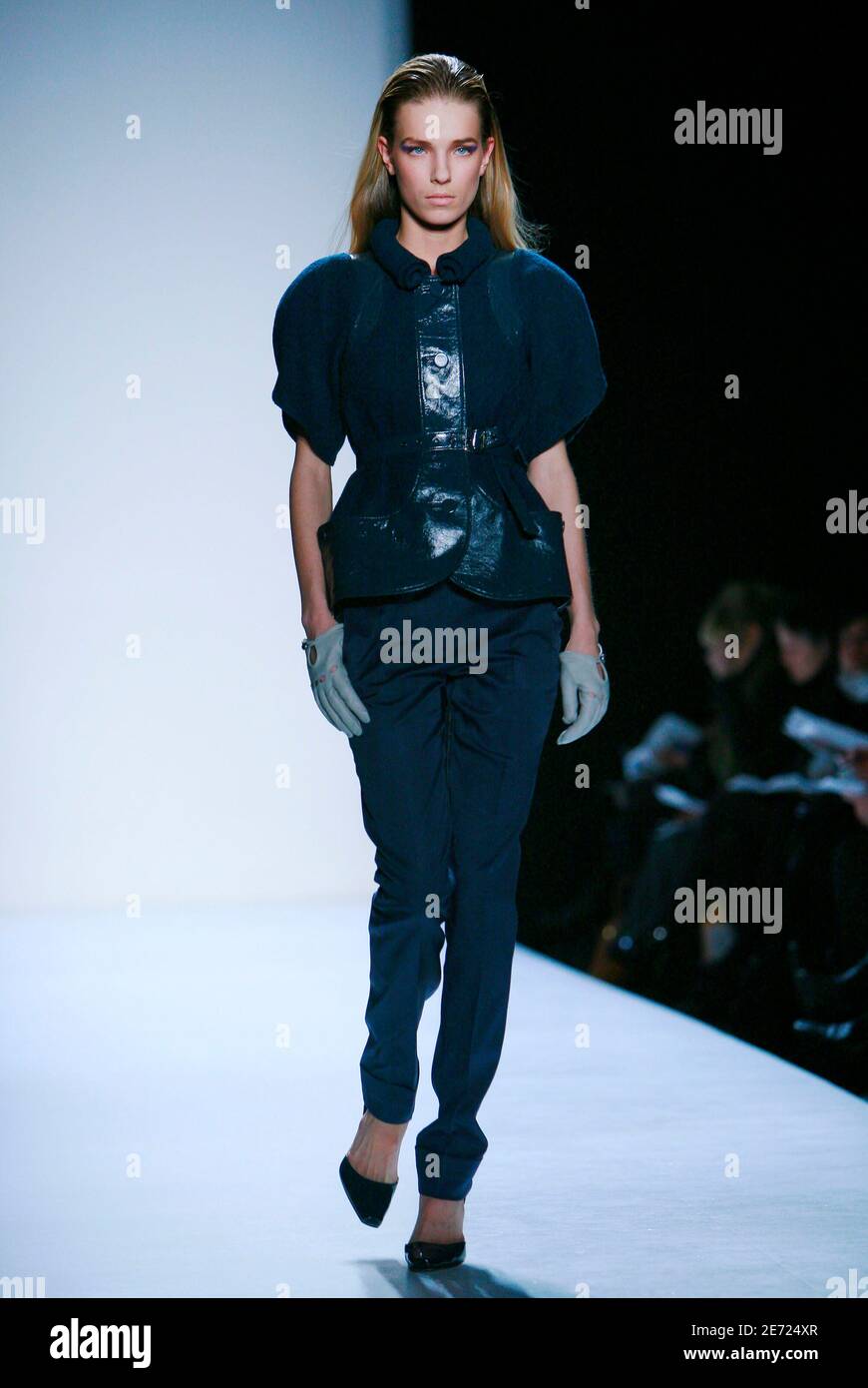 Models display a creation by Richard Chai at his Fall-Winter 2007 show ...