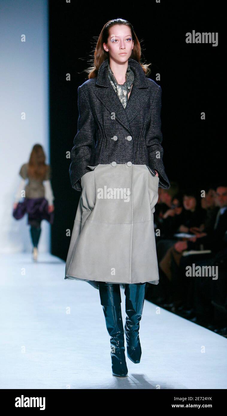 Models display a creation by Richard Chai at his Fall-Winter 2007 show ...