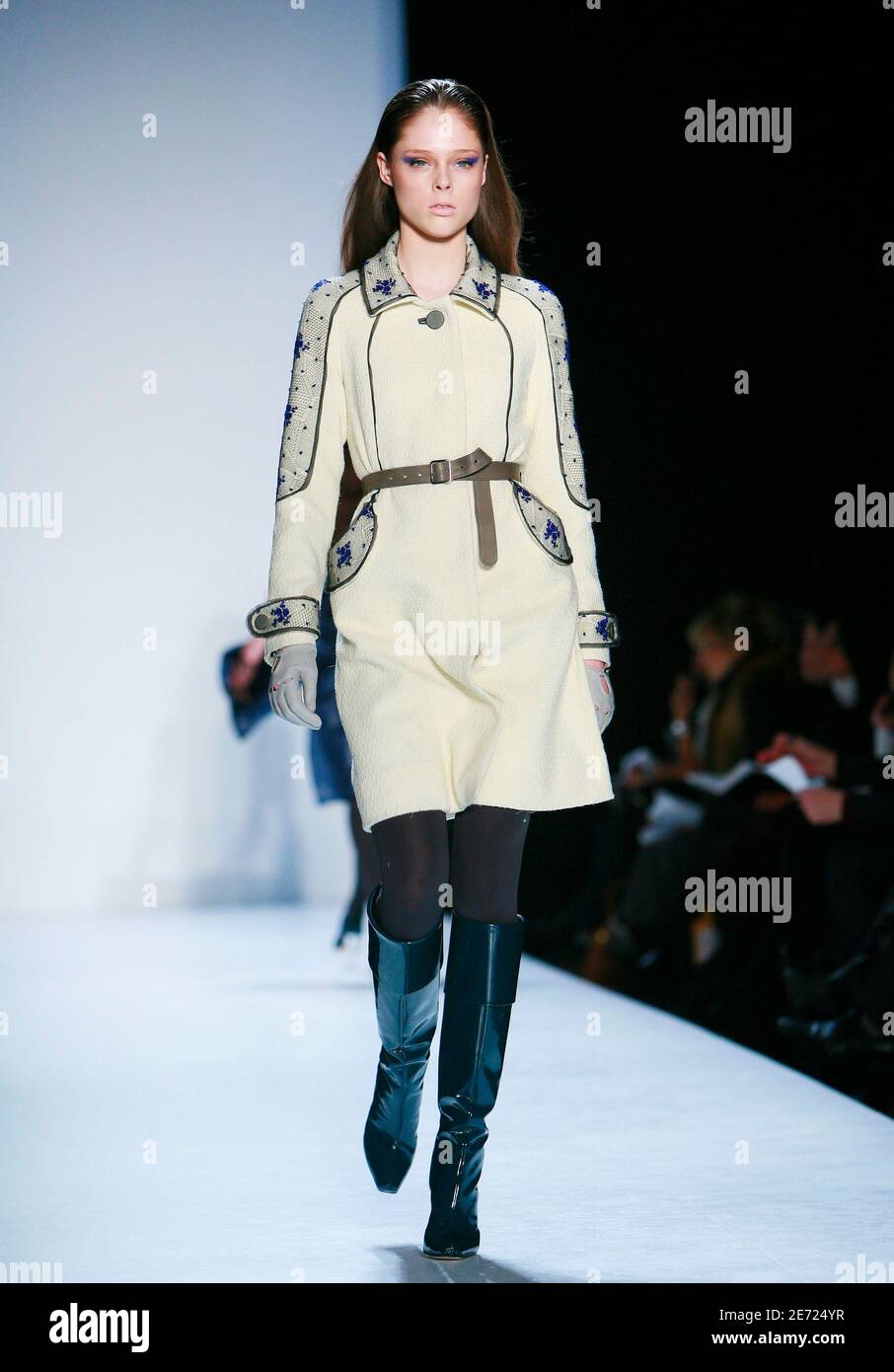 Models display a creation by Richard Chai at his Fall-Winter 2007 show ...