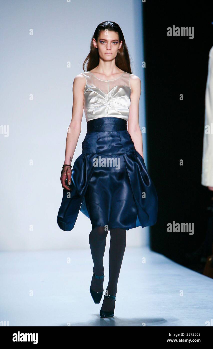 Models display a creation by Richard Chai at his Fall-Winter 2007 show ...