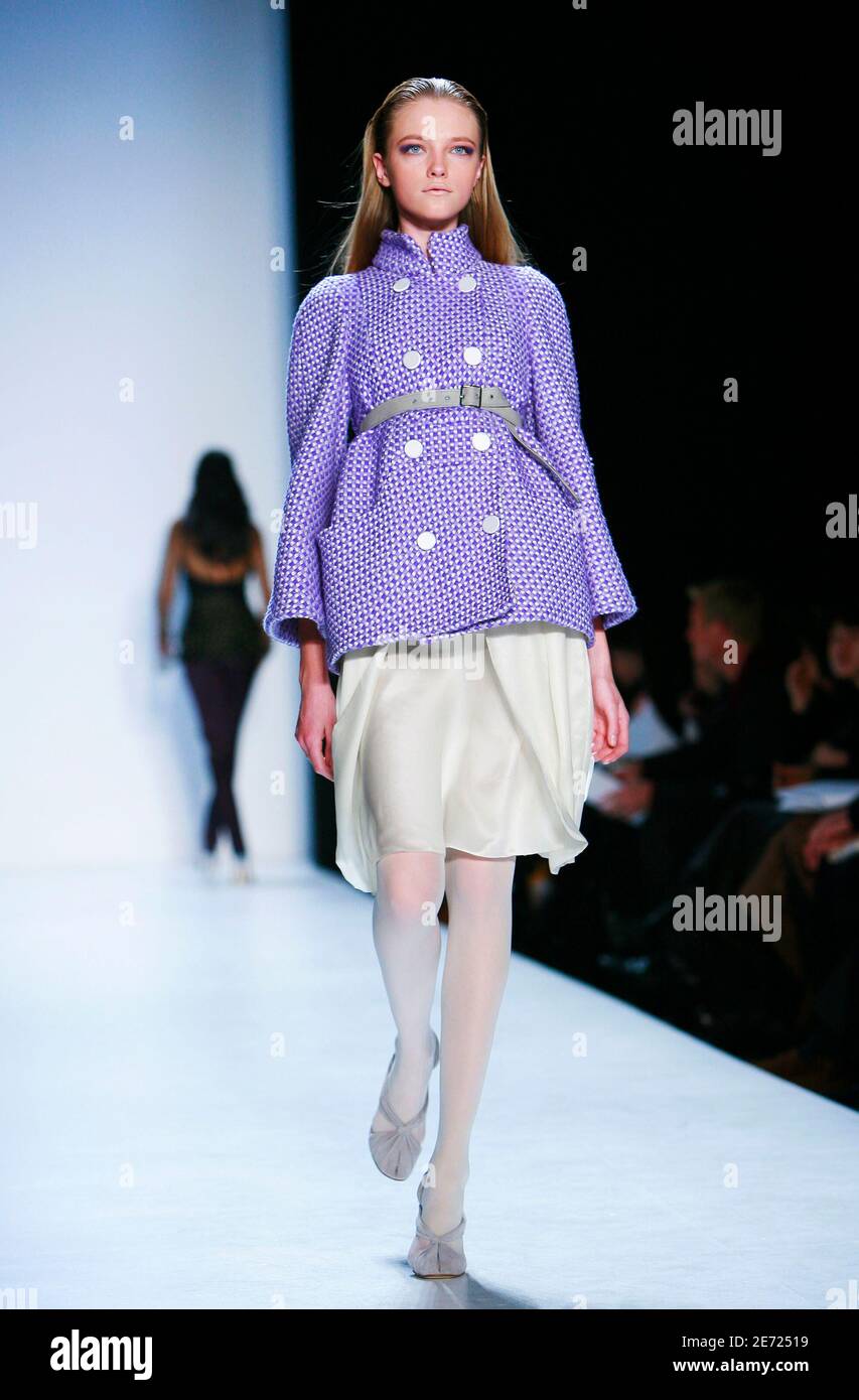 Models display a creation by Richard Chai at his Fall-Winter 2007 show ...