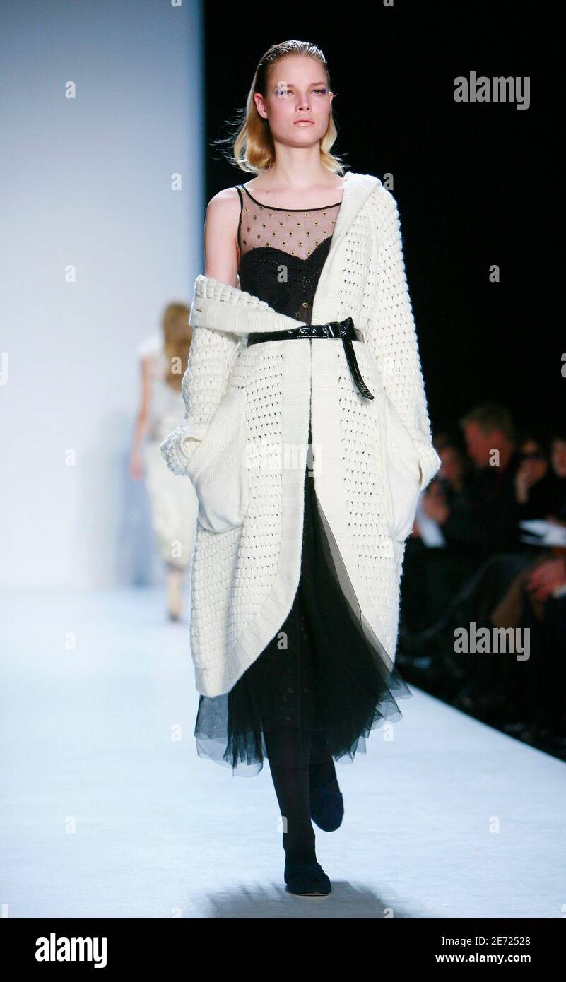 Models display a creation by Richard Chai at his Fall-Winter 2007 show ...