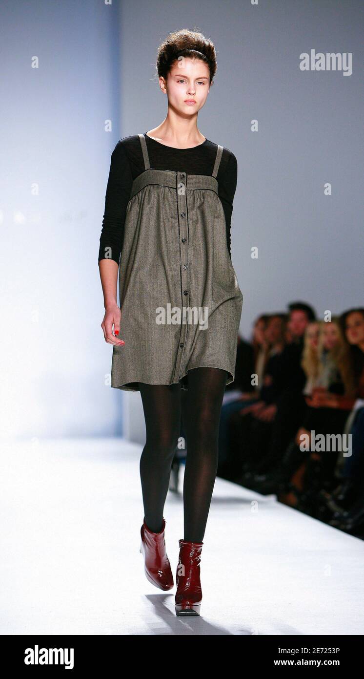 A model walks down the runway for the Jenni Kayne show as part of the ...