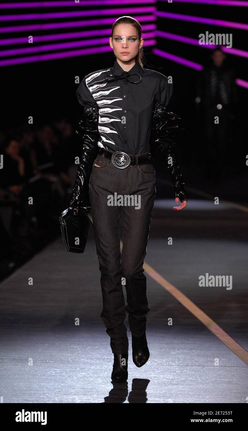 A model displays a creation by DIESEL for their Fall-Winter 2007 ...