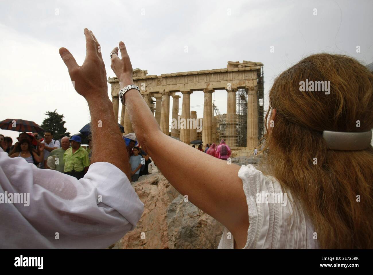 Greece ancient athens protest hi-res stock photography and images - Alamy