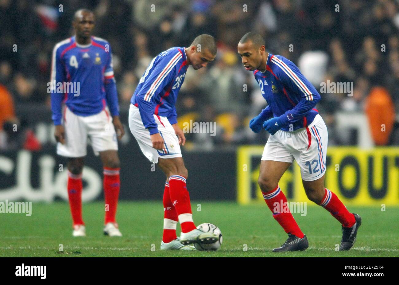 Thierry henry and david trezeguet hi-res stock photography and images ...
