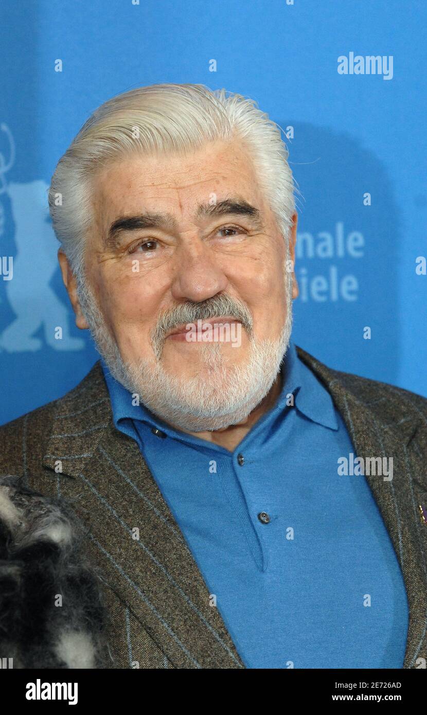 German Actor Mario Adorf poses during a photocall at the 57th ...