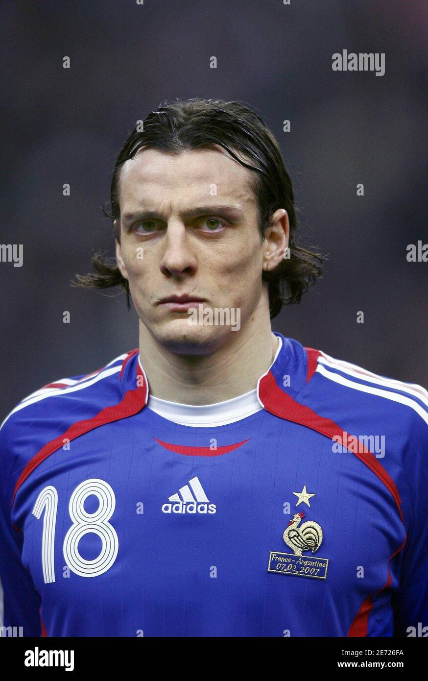 France's Sebastien Squillaci poses during the international friendly ...