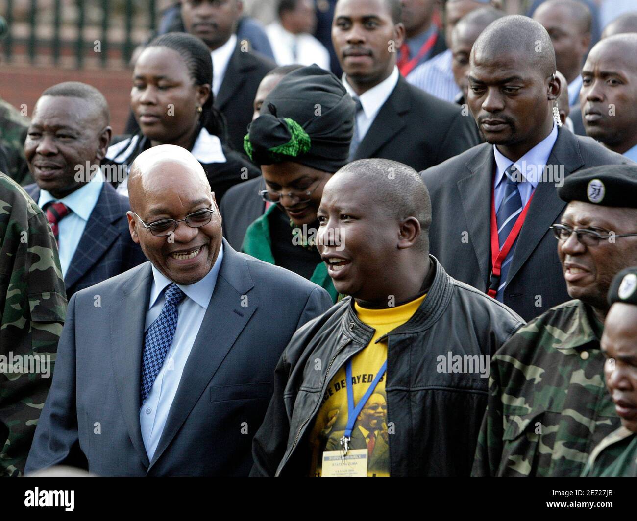 Julius malema 2008 hi-res stock photography and images - Alamy