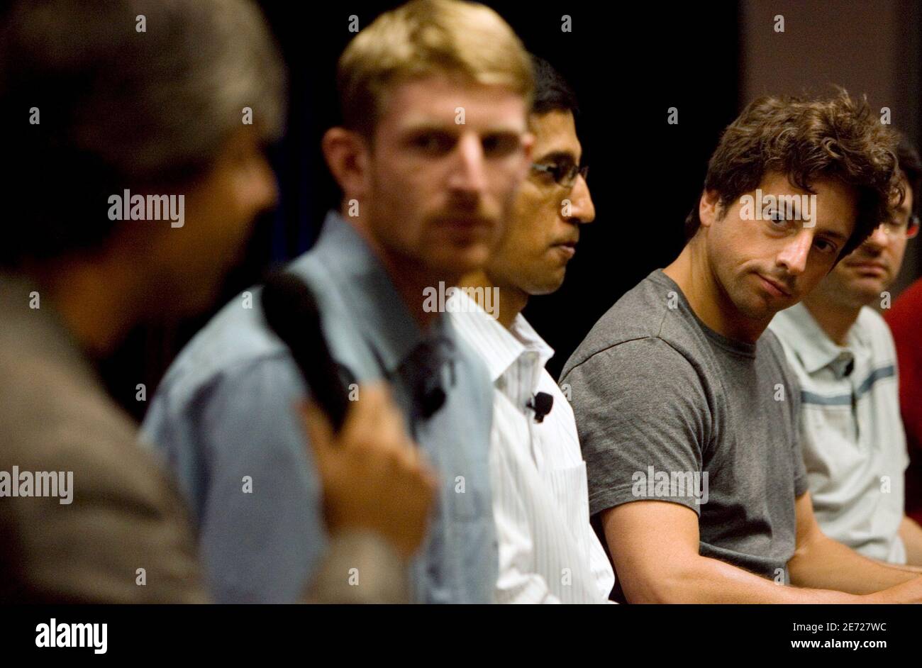 Larry page (r) and sergey brin hi-res stock photography and images - Alamy