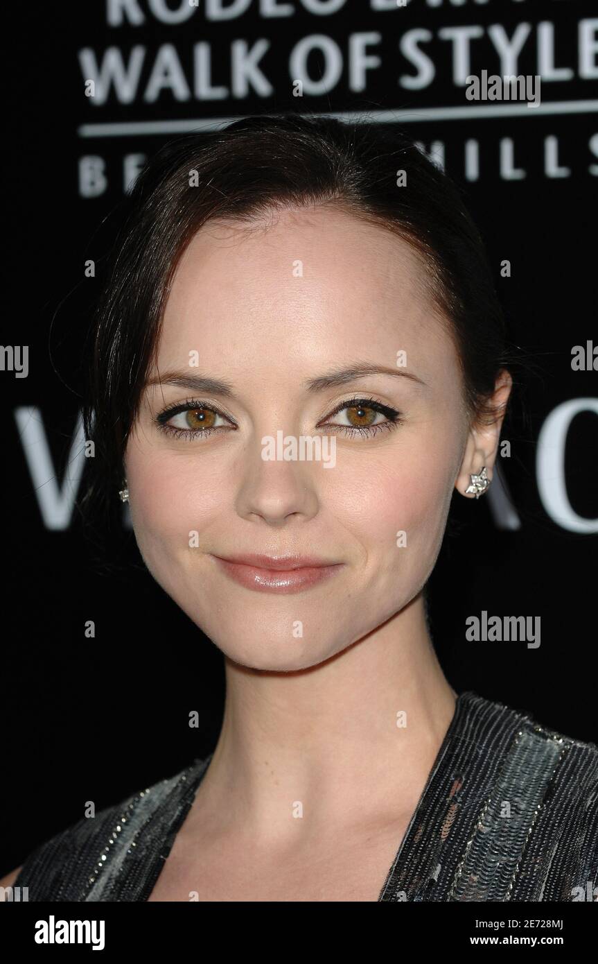 Christina Ricci attends the Rodeo Drive Walk of Style Award honoring ...