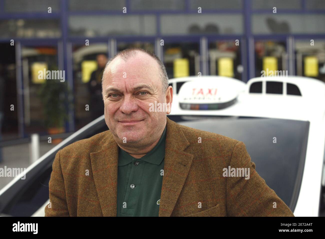 Jean-Christophe Bouvet poses before the projection of the new opus of Gerard Krawczyk 'Taxi 4 ...