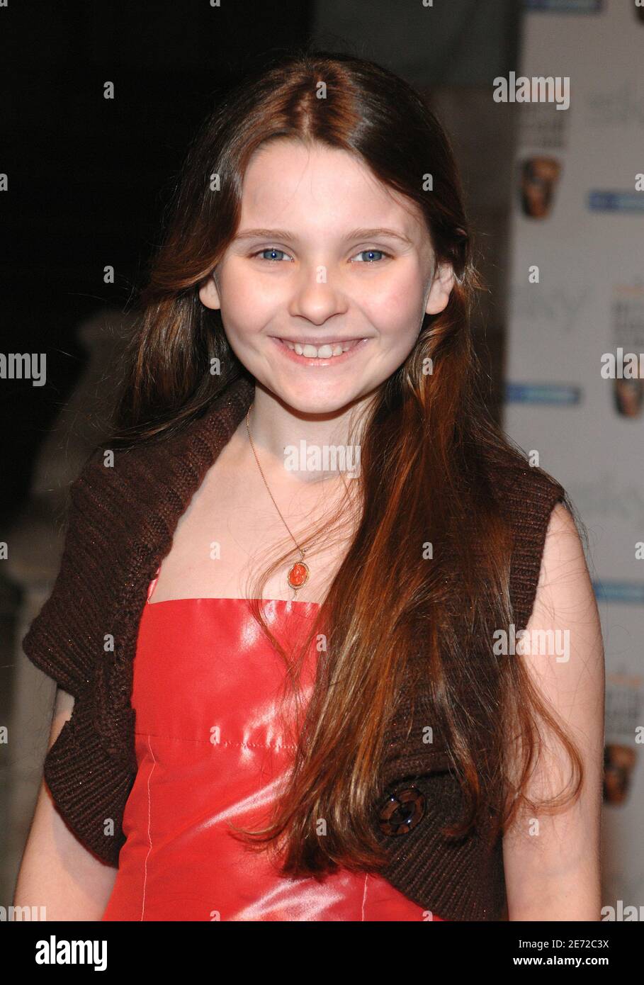 American actress Abigail Breslin arrives at the 2007 BAFTA's pre-party ...