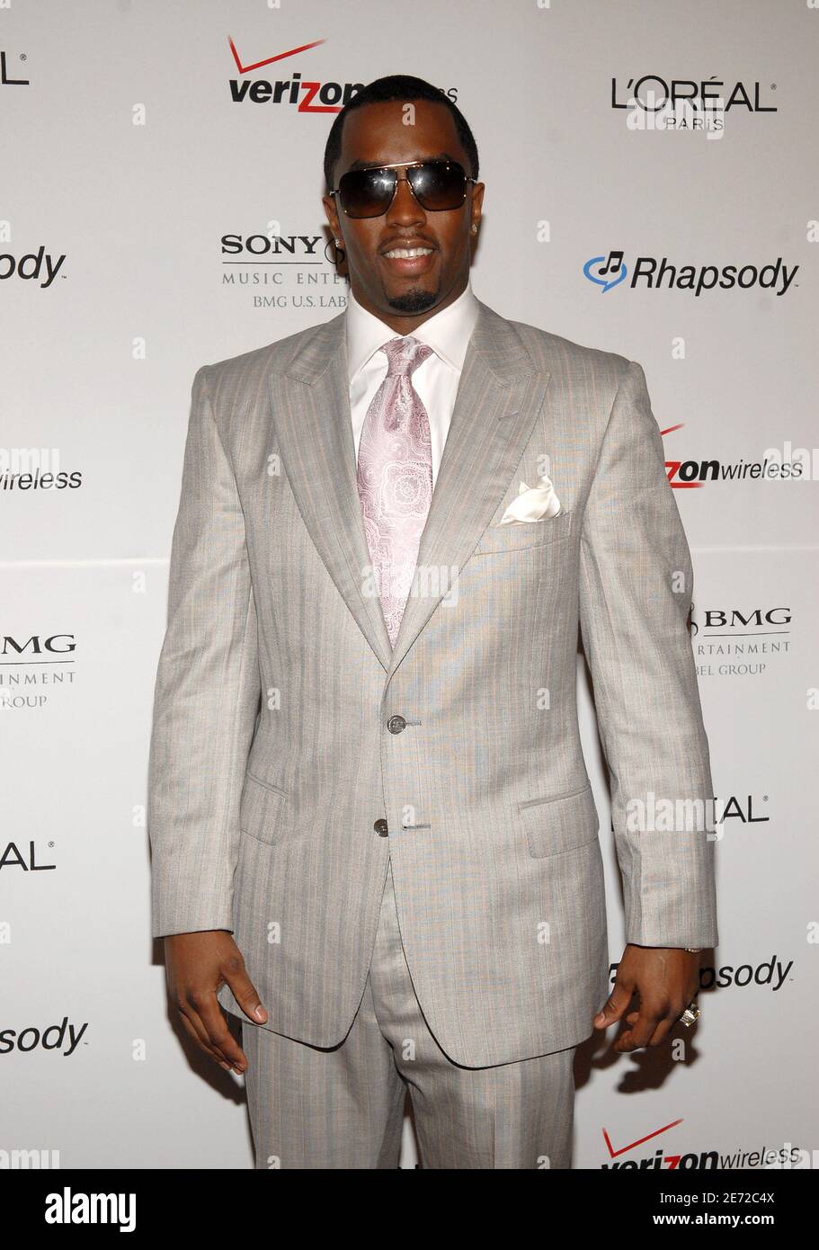 "Sean ""Diddy"" Combs attends the 2007 Clive Davis Pre-GRAMMY Awards ...