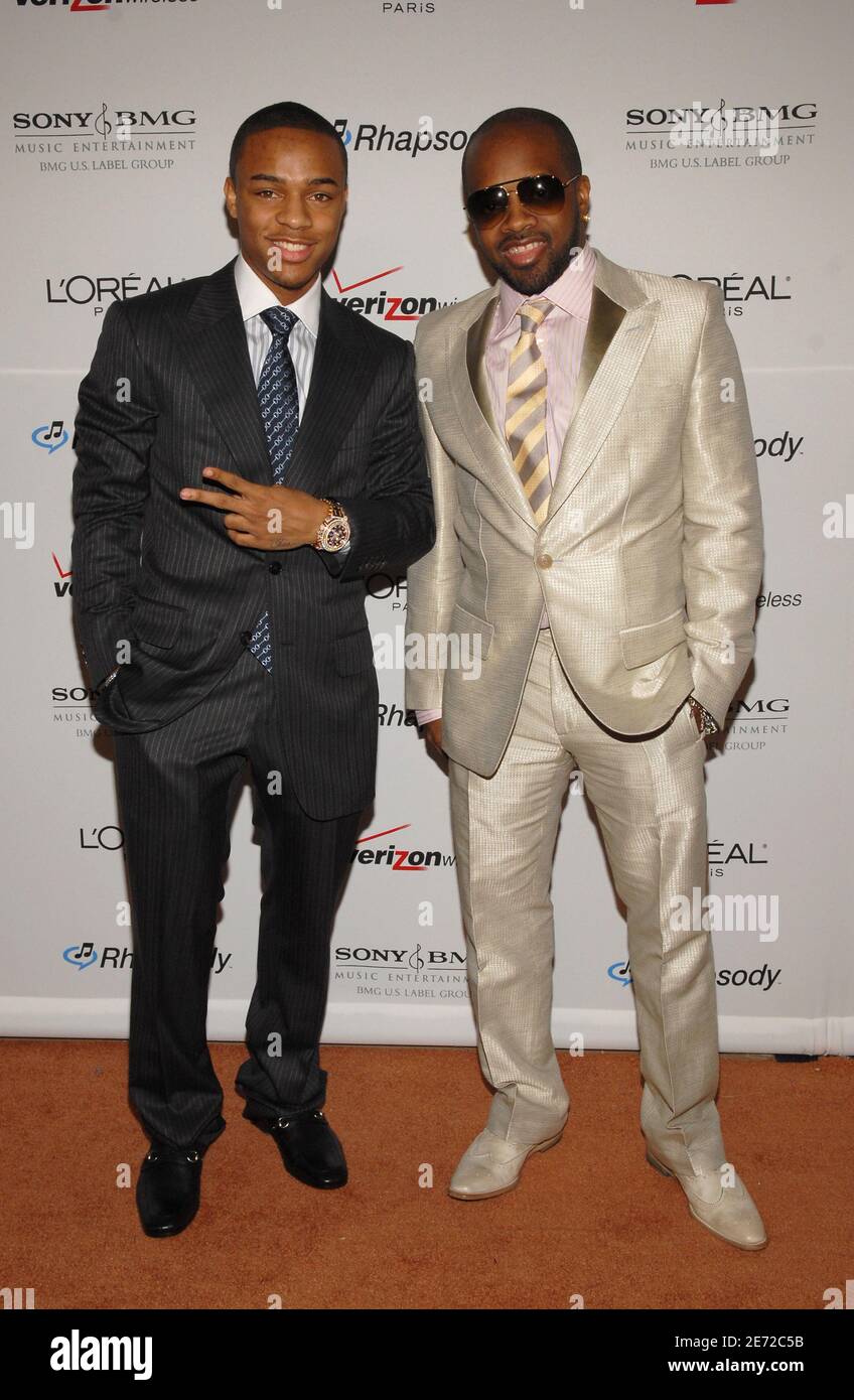 Bow Wow and Jermaine Dupri attend the 2007 Clive Davis Pre-GRAMMY ...