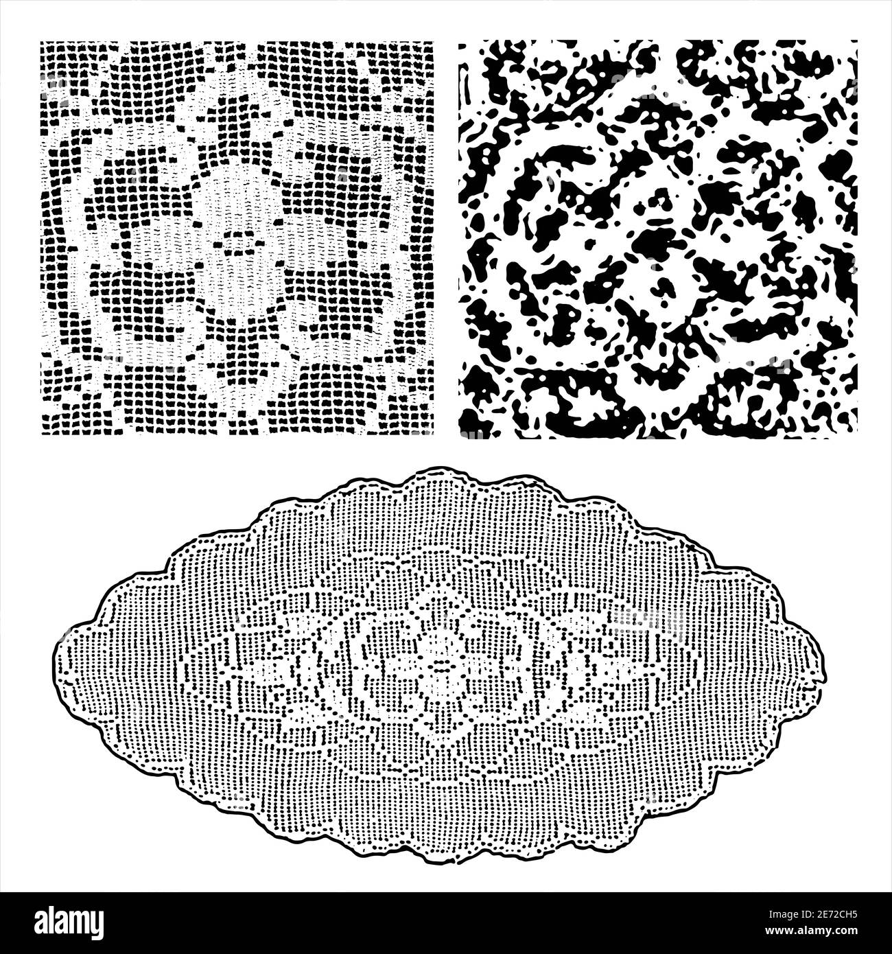 Handmade doily background texture grunge. Crocheted motive Stock Photo ...