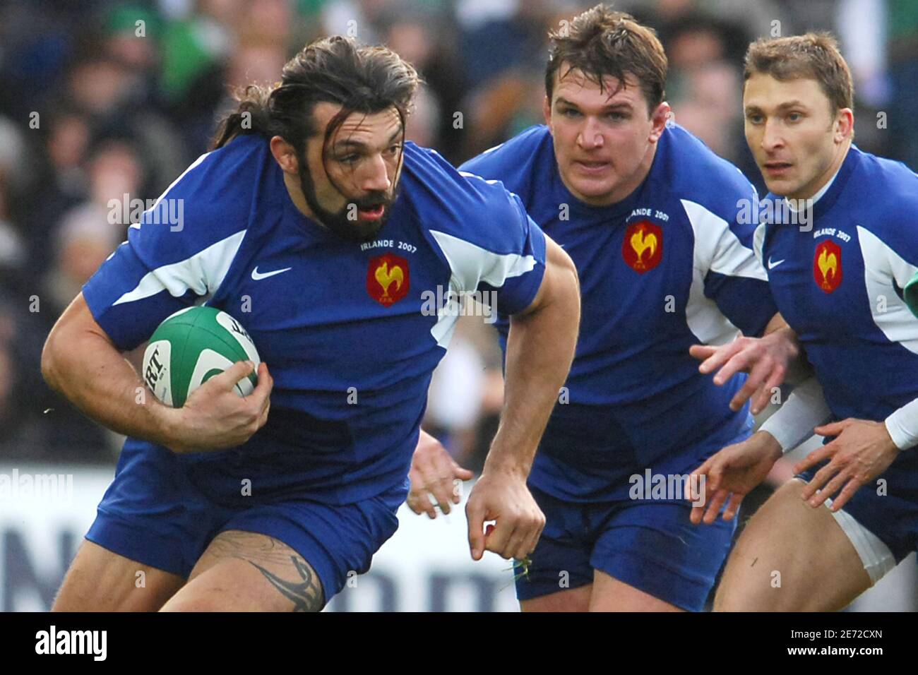 France's Sebastien Chabal during the RBS 6 Nations match, Ireland vs ...