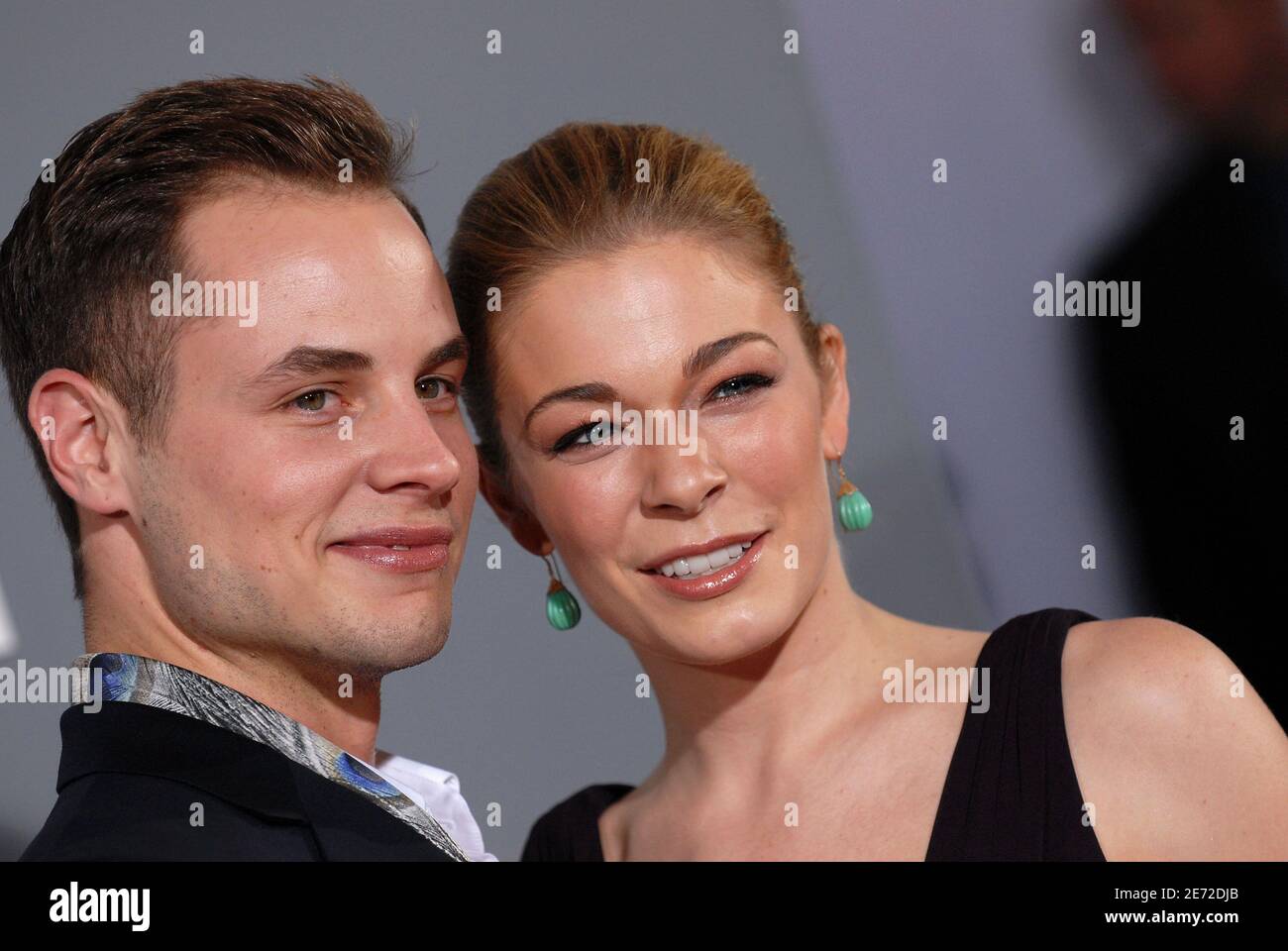 Dean Sheremet and LeAnn Rimes arrive at 49th Annual Grammy Awards, held at the Staples Center in ...