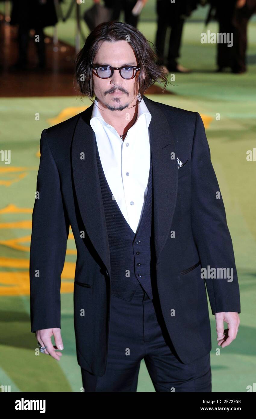 Royal World Premiere Of Alice In Wonderland High Resolution Stock ...