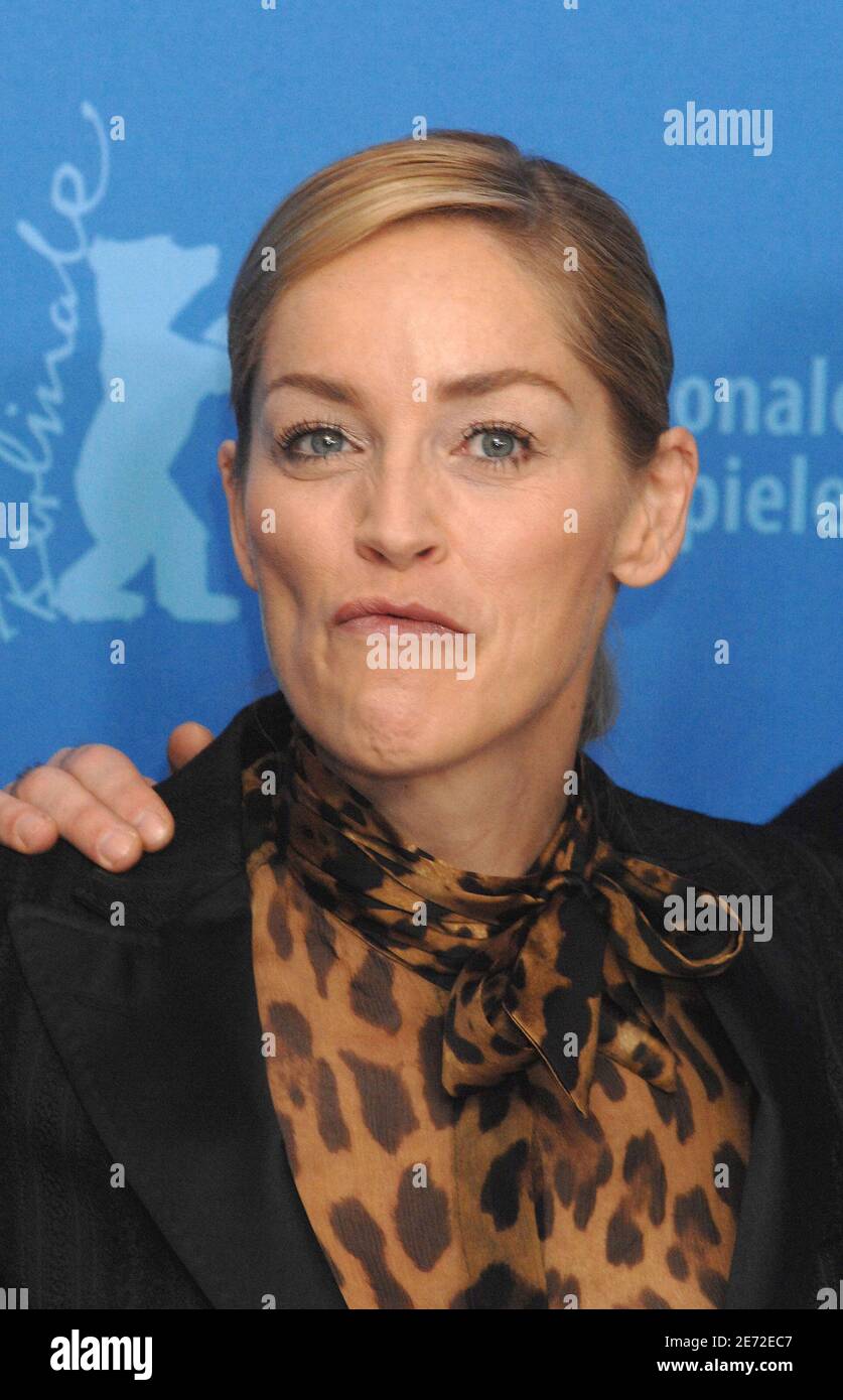 US actress Sharon Stone poses for photographers during a photocall for ...