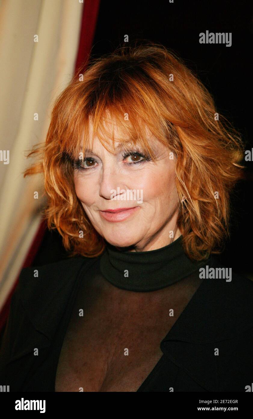 French actress Mylene Demongeot poses during the ' Diner des ...