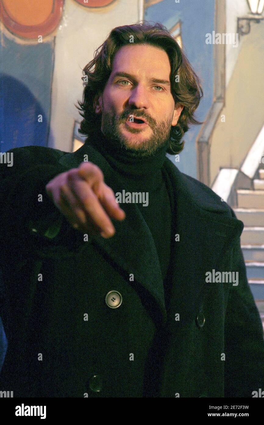 Frederic Beigbeder arrives at 'La Mome' premiere, held at the UGC ...