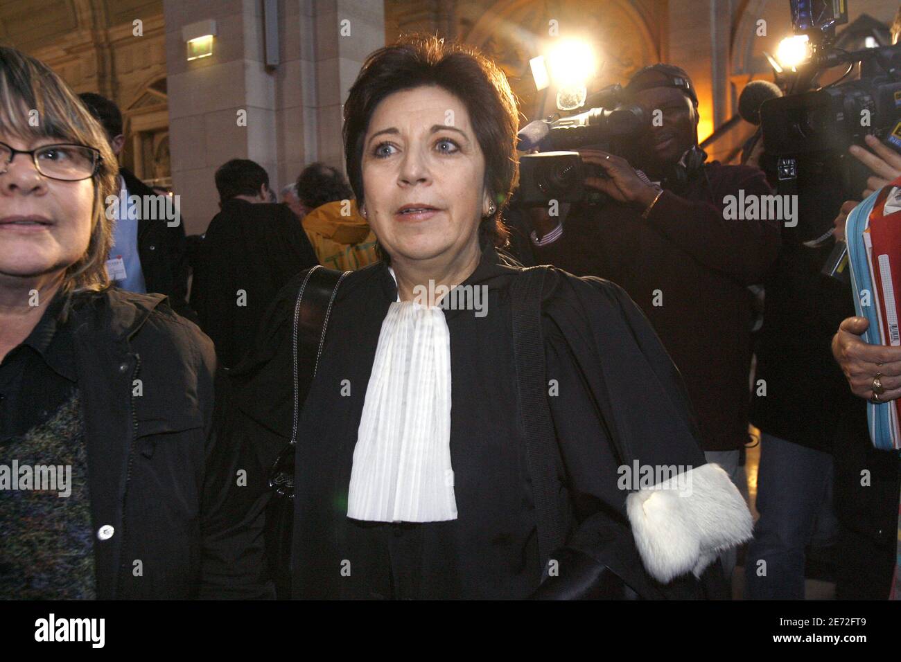 Corine Lepage arrives to the opening of the trial of the sinking of ...