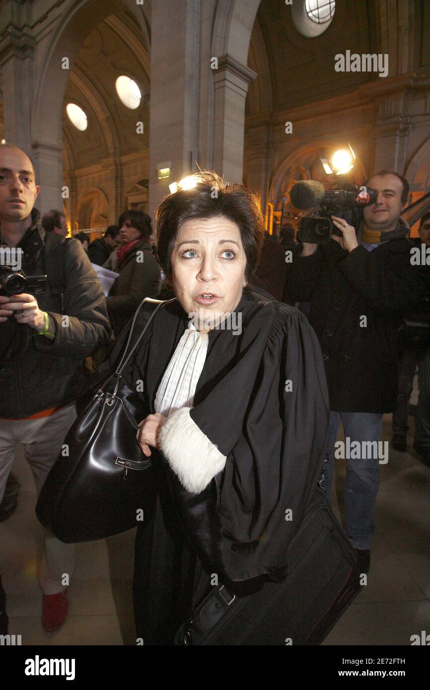 Corine Lepage arrives to the opening of the trial of the sinking of ...