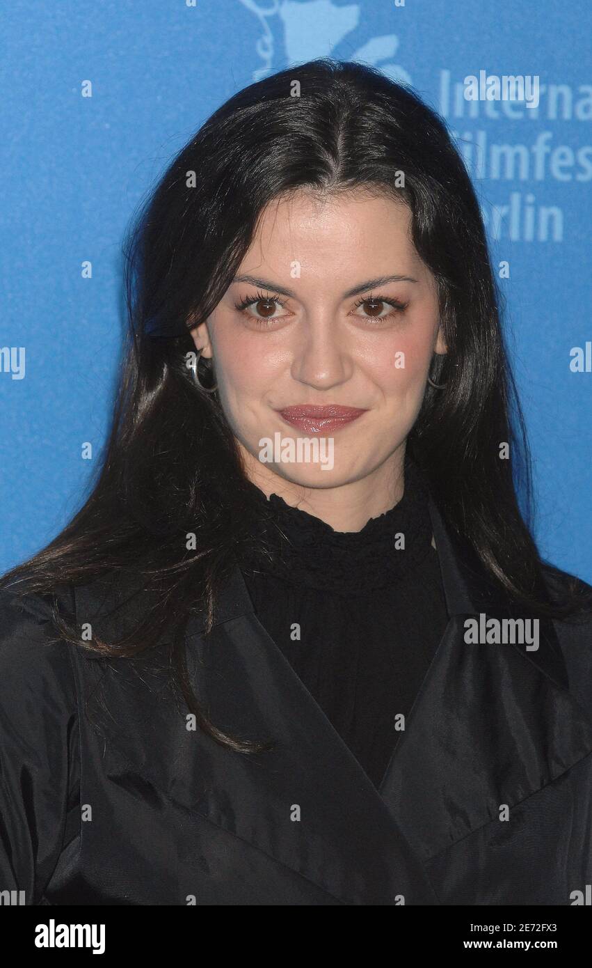 Spanish actress Maria Ruiz poses for the photographers during a ...