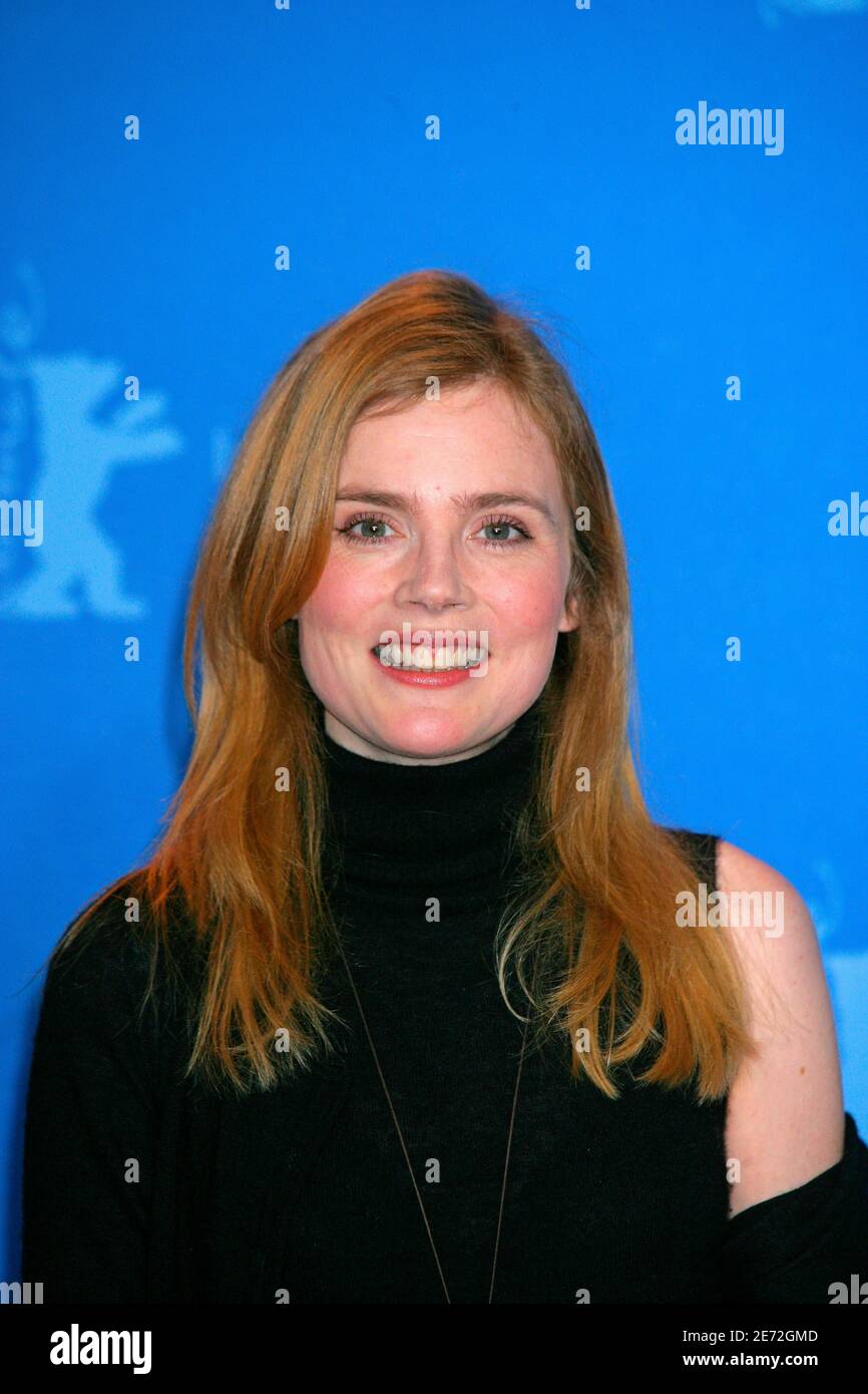 French actress Isabelle Carre poses for the photographers during a ...