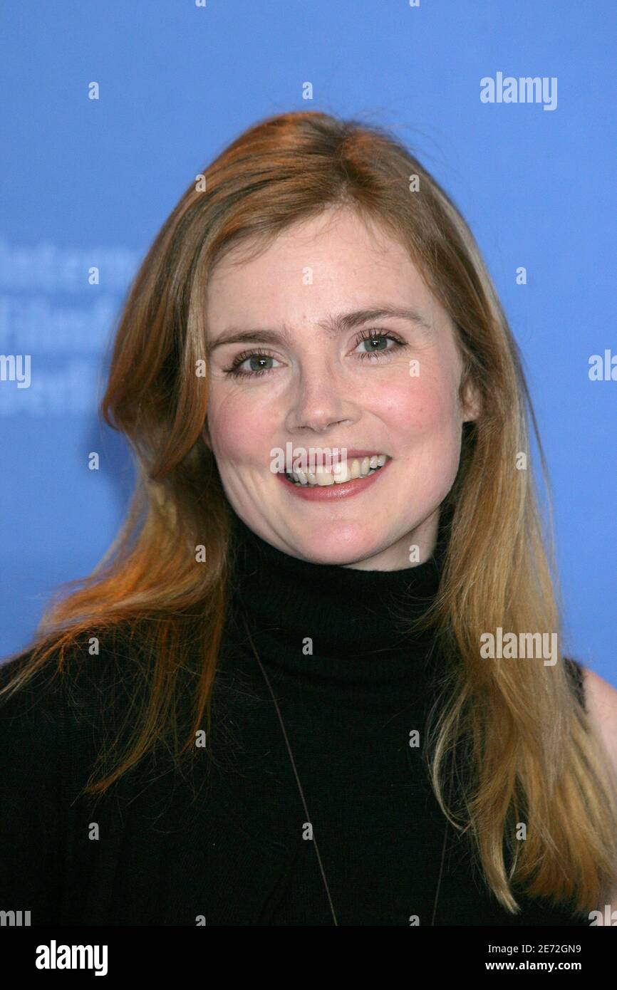 French actress Isabelle Carre poses for the photographers during a ...