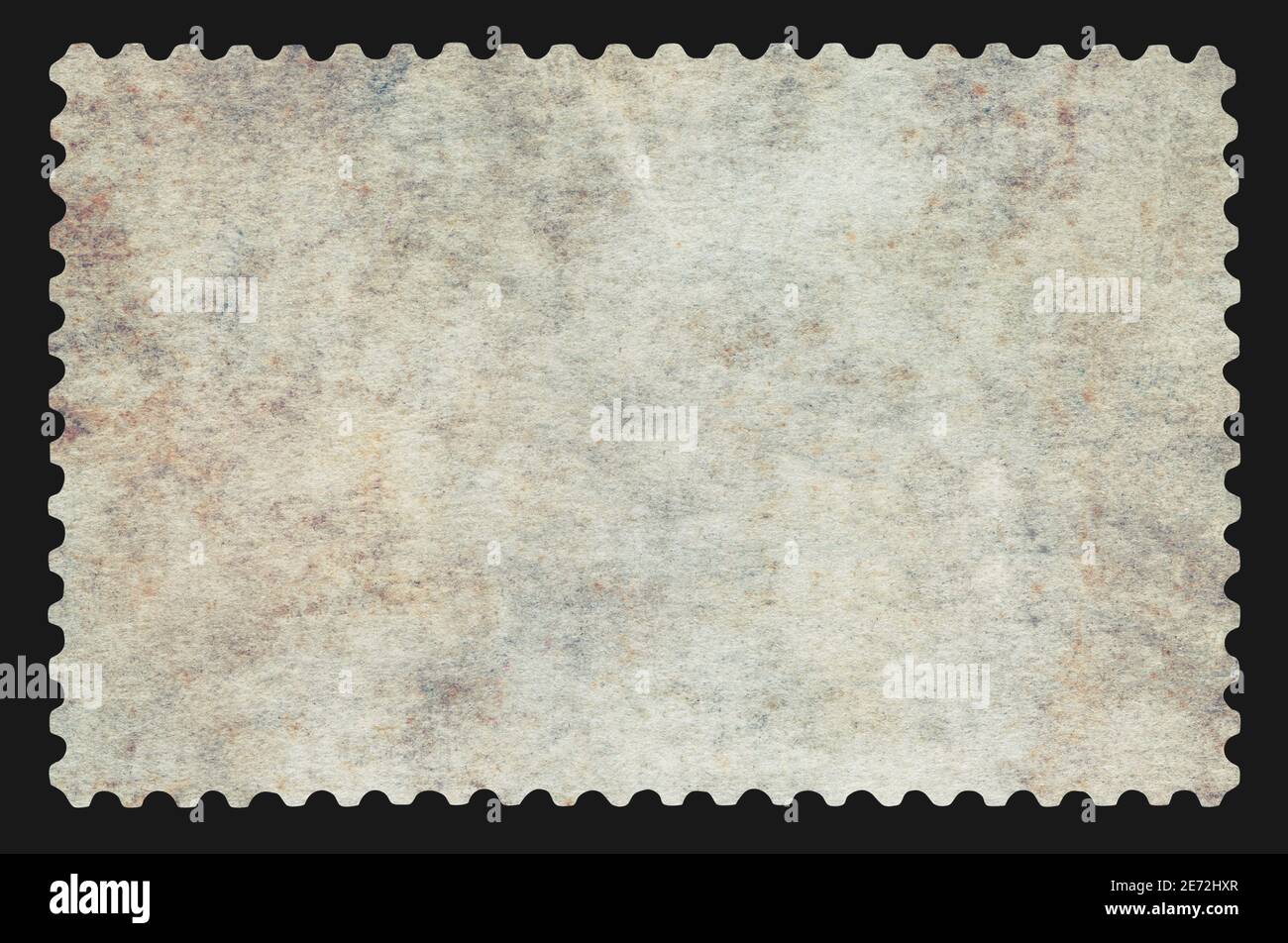 Blank postage stamp - Isolated on Black background Stock Photo - Alamy
