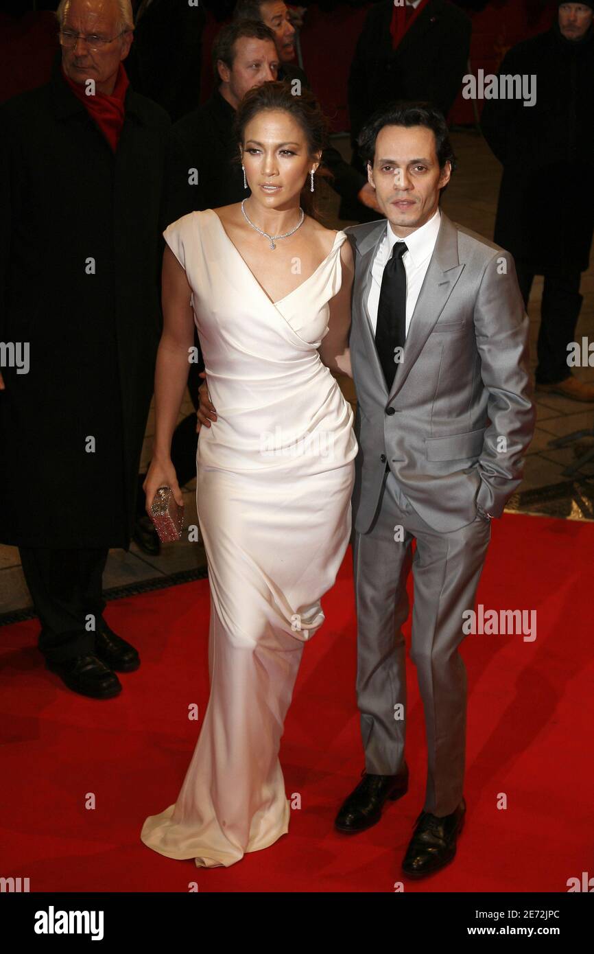 Jennifer Lopez, and Marc Anthony attend the 'Bordertown' premiere ...