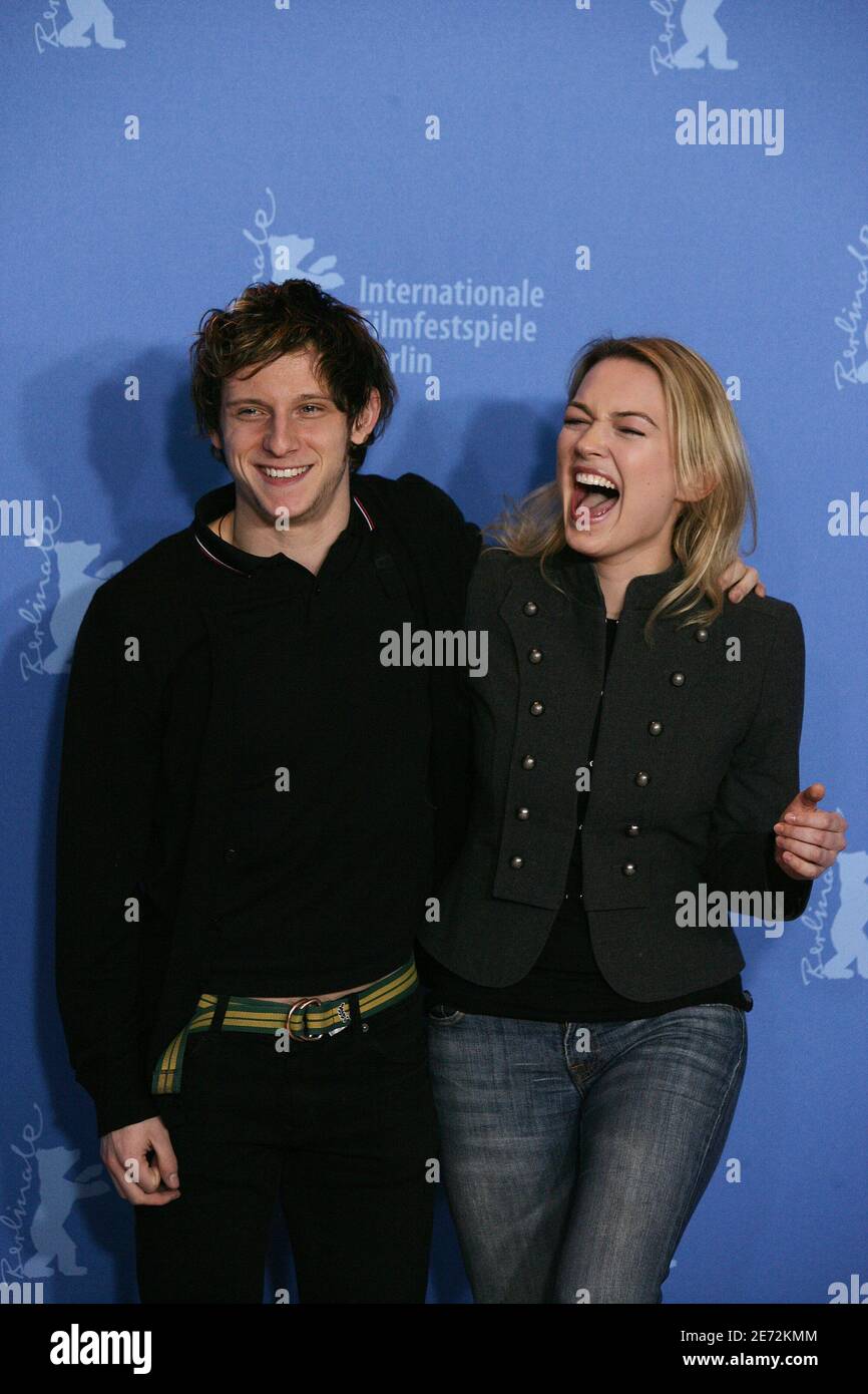 Jamie Bell and Sophia Myles pose for the photographers during a ...
