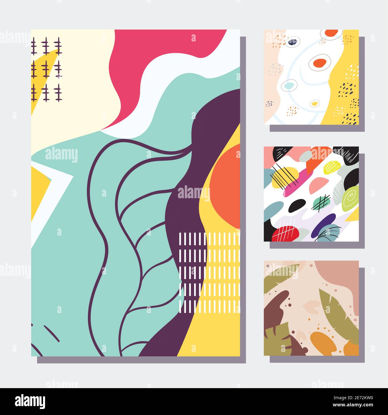 Abstract pattern backgrounds icon bundle design, Art and wallpaper ...