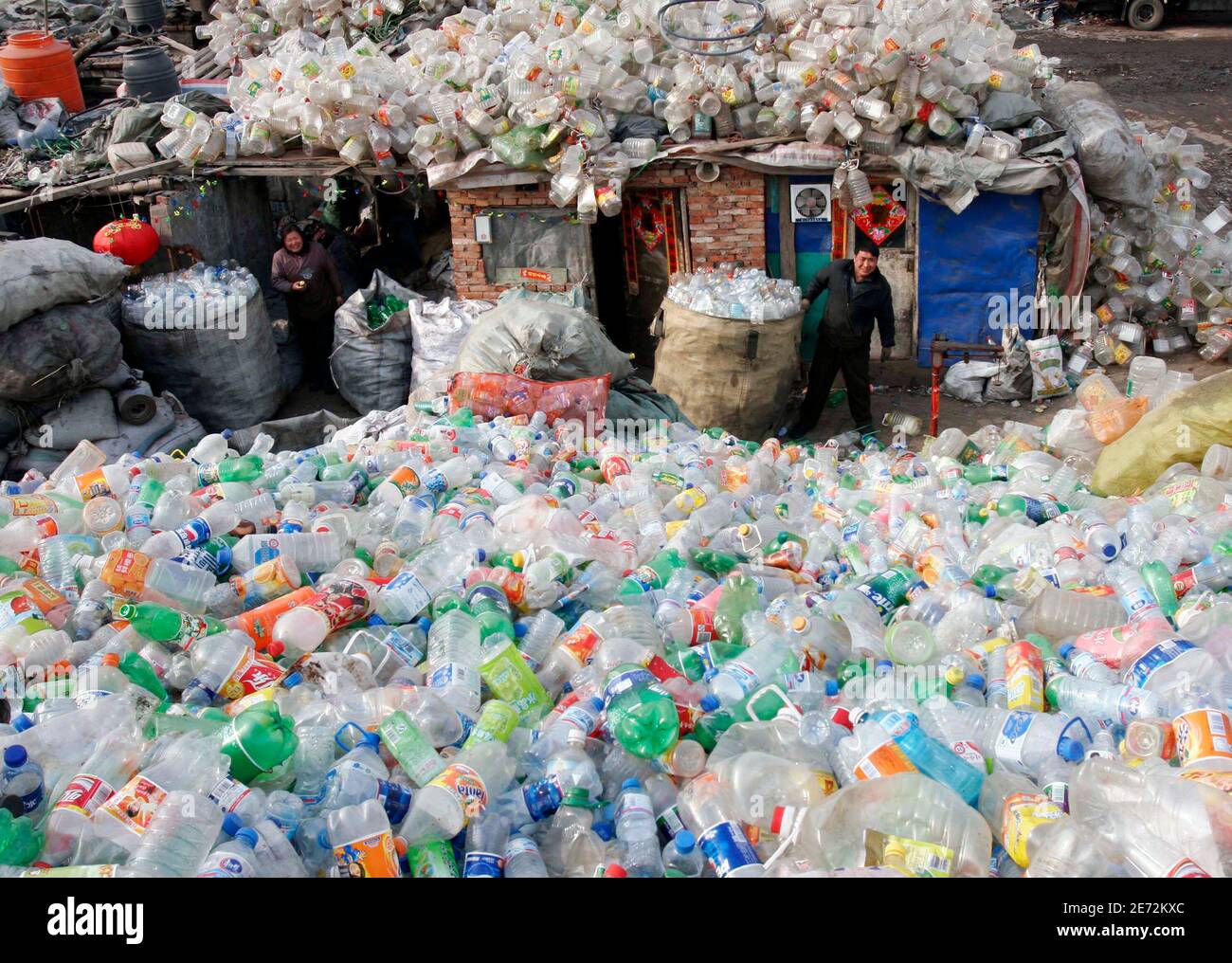 Plastic bottle recycling china hi-res stock photography and images - Alamy