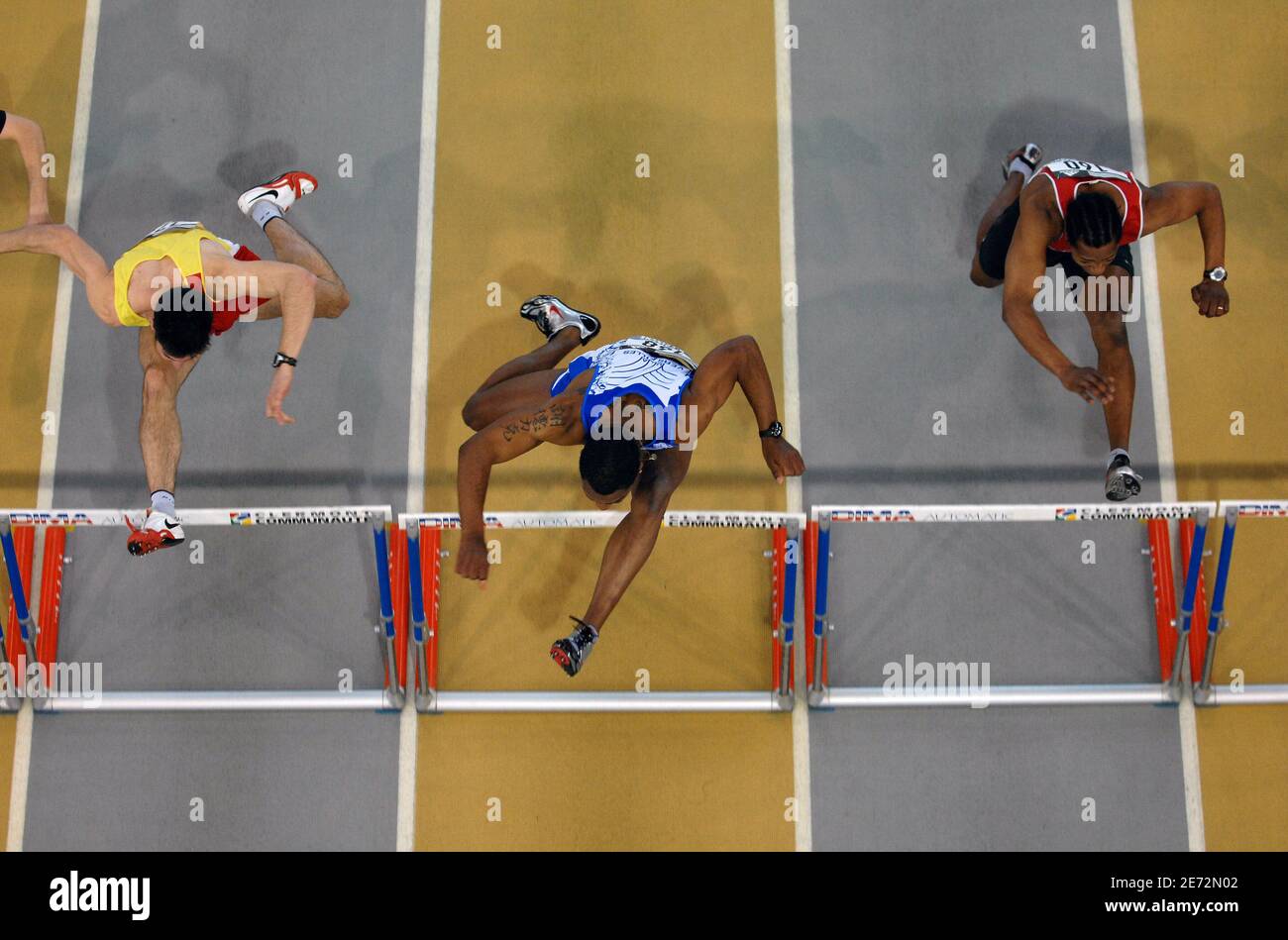 Mens 60 metres hurdles hi-res stock photography and images - Alamy