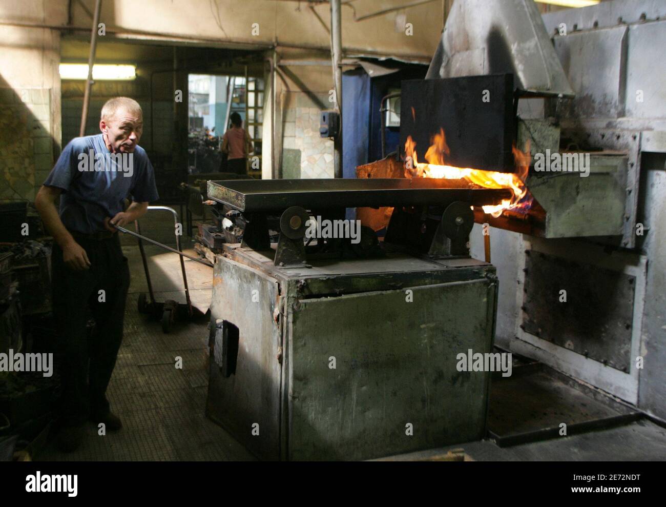 Man going to work factory hi-res stock photography and images - Alamy