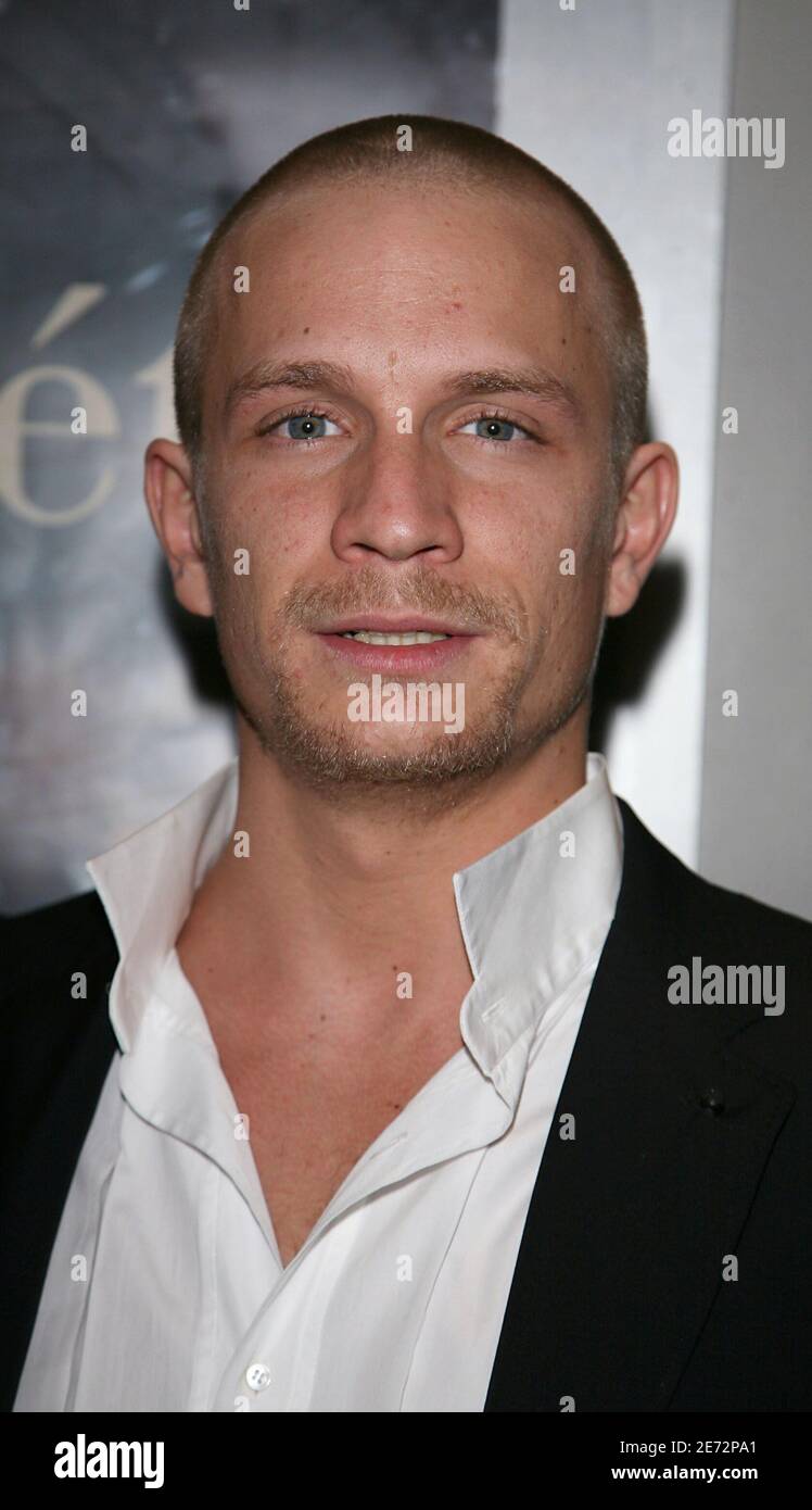 French actor Jeremie Renier poses at the premiere of the film 'Nue ...