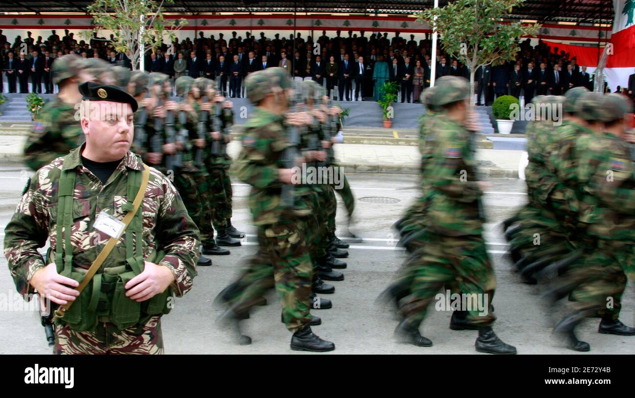 Lebanese army parade hi-res stock photography and images - Alamy