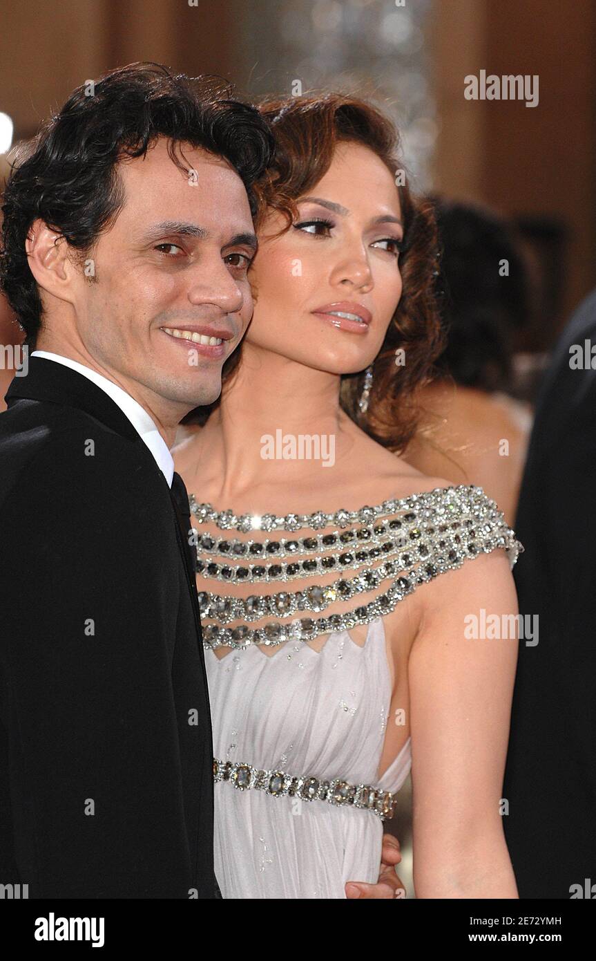 Marc Anthony and Jennifer Lopez arrive at the 79th Academy Awards held ...