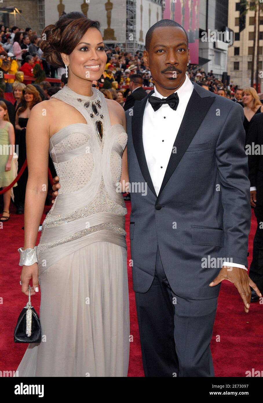 Tracey Edmonds and Eddie Murphy arriving at the 79th Academy Awards ...