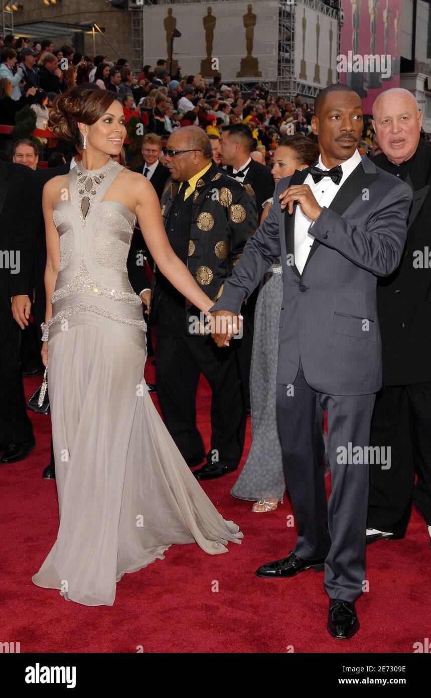 Tracey Edmonds and Eddie Murphy arriving at the 79th Academy Awards ...