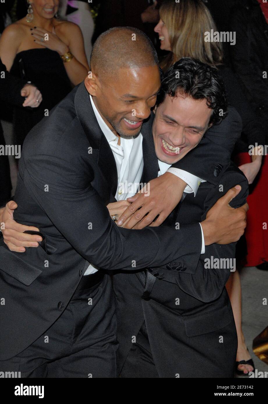 Will Smith and Marc Anthony attend the 2007 Vanity Fair Oscar Party ...