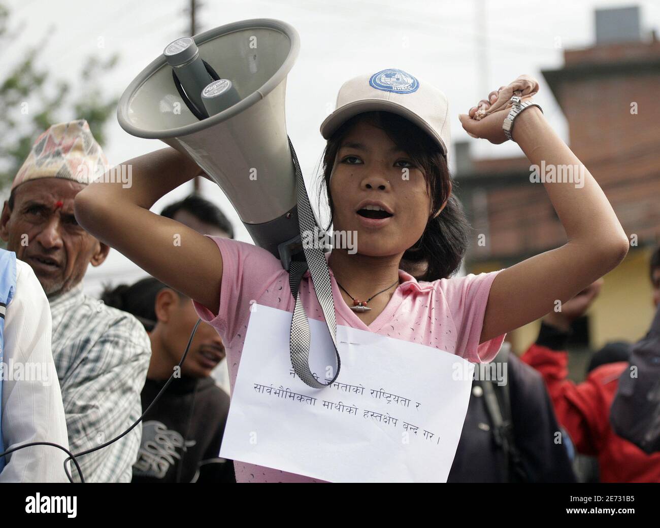 Nepalese human rights activists hi-res stock photography and images - Alamy