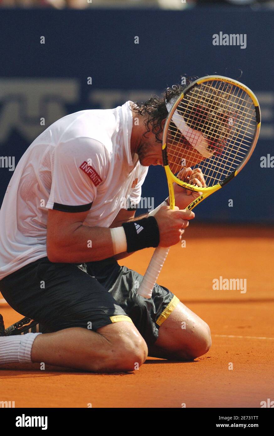 Argentina's Juan Monaco defeats, 6-1, 6-2, Italy's Alessio di Mauro in ...