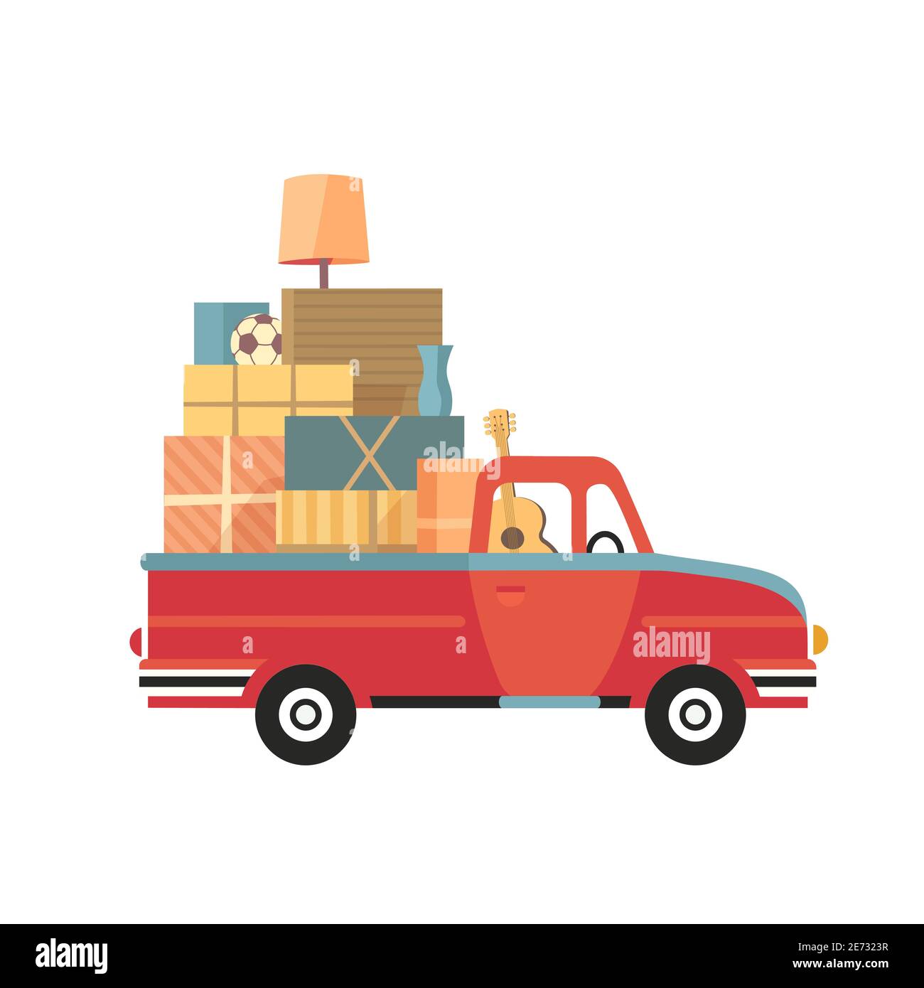 New car mover Stock Vector Images - Alamy