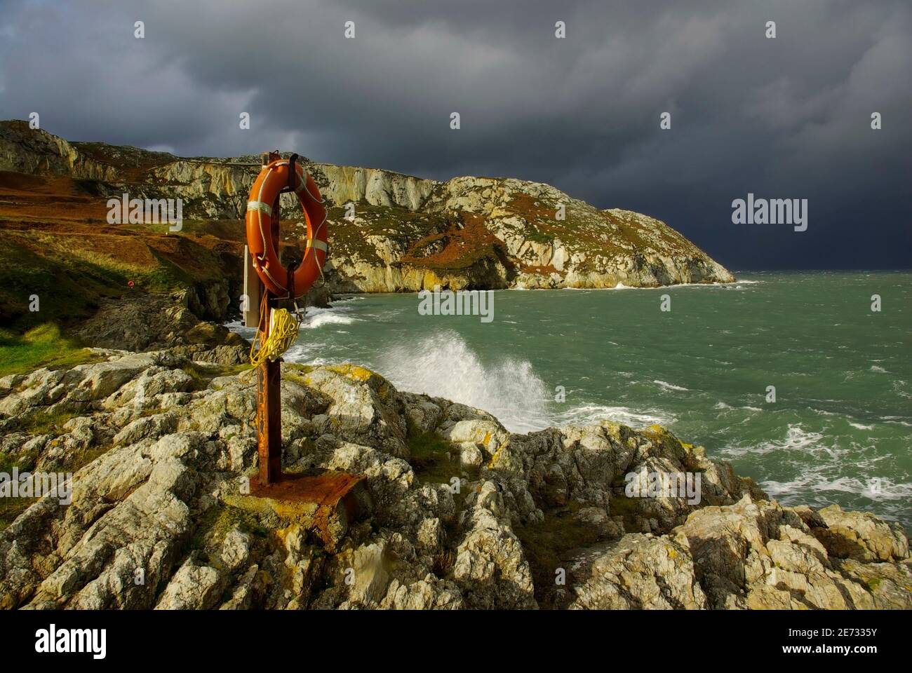 Holyhead Breakwater Park Stock Photo - Alamy