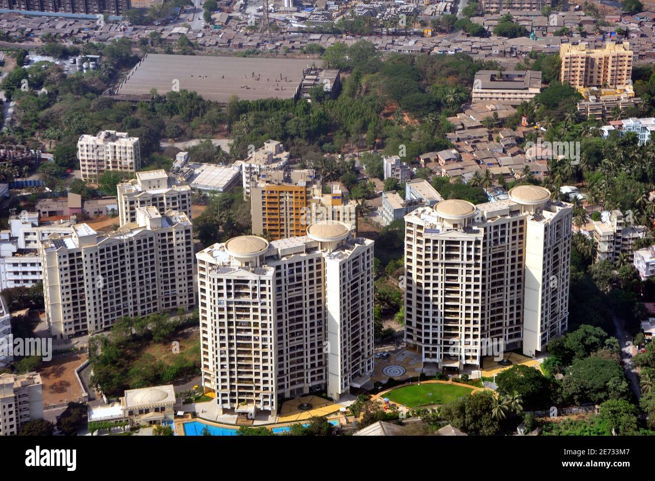 Mumbai Slums Aerial High Resolution Stock Photography and Images - Alamy
